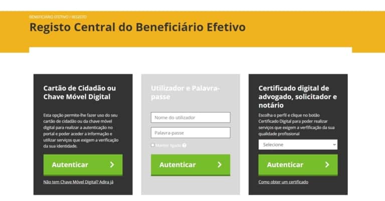 Registo Central do Beneficiário Efetivo: o que é e como preencher?